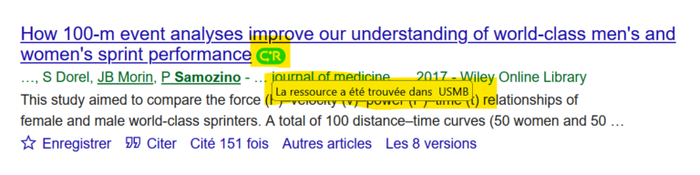 Google scholar – Bibliothèques Universitaires